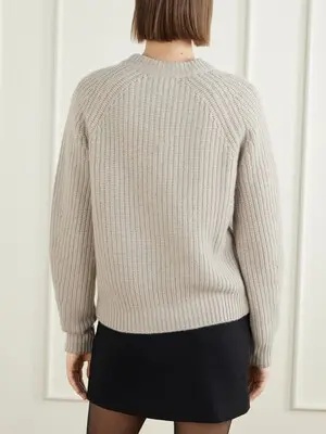 LISA YANG Miki Ribbed Cashmere Sweater