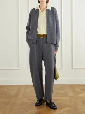 LISA YANG Wrenda Cashmere Wide-leg Pants