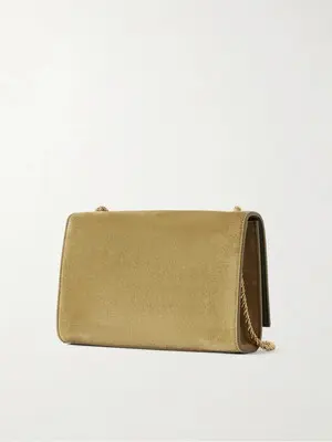 Saint Laurent Kate Tassel Embellished Suede Shoulder Bag