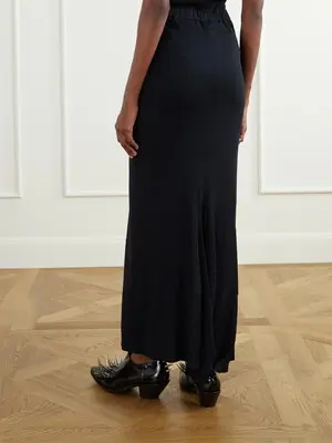 Junya Watanabe Wool-jersey Maxi Skirt