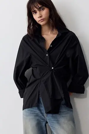 We The Free Many Ways Solid Button Down At - Black