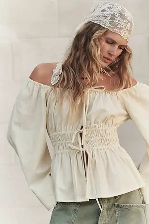 Free People Galina Top At - Moonglow
