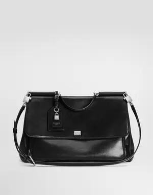 Dolce & Gabbana My Sicily Calfskin Handbag Shoppers - Black