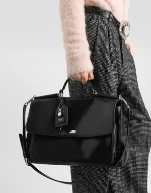 Dolce & Gabbana My Sicily Calfskin Handbag Shoppers - Black