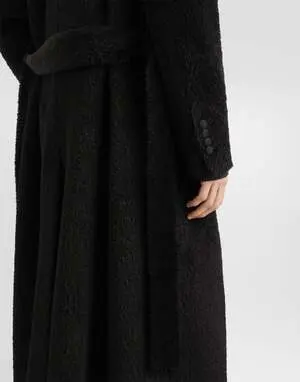 Dolce & Gabbana Double-breasted Alpaca Coat Coats And Jackets
