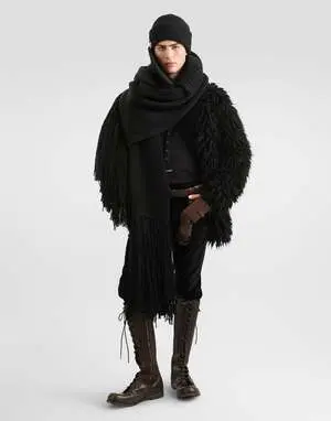 Dolce & Gabbana Fur-effect Knit Cardigan Sweaters And Cardigans