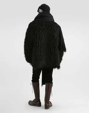 Dolce & Gabbana Fur-effect Knit Cardigan Sweaters And Cardigans