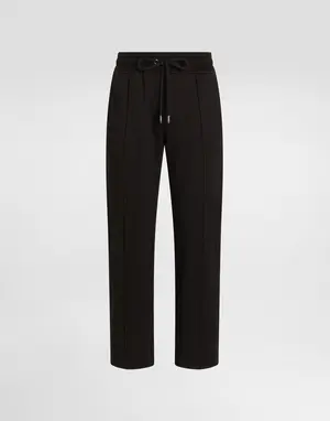 Dolce & Gabbana Jersey Jogging Trousers Pants And Shorts - Black