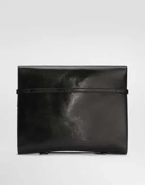 Dolce & Gabbana Lock Calfskin Clutch Bag Briefcase And Clutches