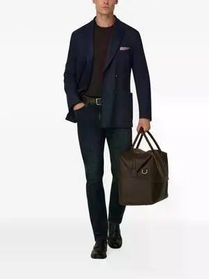 Boggi Milano Brooklyn Double-breasted Blazer In Wool Blend B Jersey
