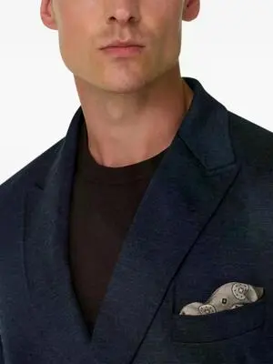 Boggi Milano Brooklyn Double-breasted Blazer In Wool Blend B Jersey