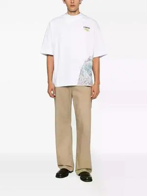 HOUSE OF ERRORS Graphic-print High-neck T-shirt