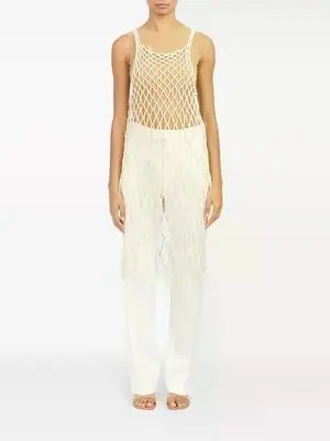 MAISON MARGIELA Open-knit Midi Dress - Neutrals