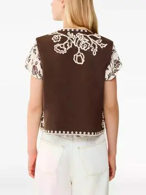 PENNYBLACK Embroidered Sleeveless Gilet