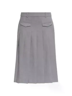 Munthe Vironicae Pleated Midi Skirt
