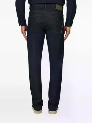 Boggi Milano Jeans In Dark Selvedge Cotton Denim