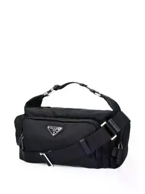 Prada Re-nylon And Saffiano-leather Shoulder Bag