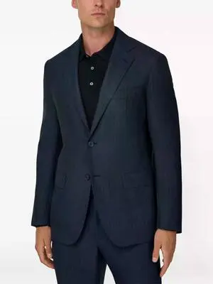 Boggi Milano Suit In Super 130 Wool Pinstripe