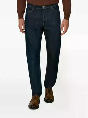 Boggi Milano Jeans In Dark Denim