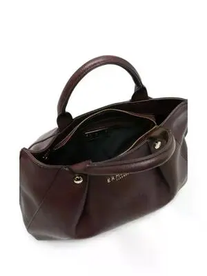 ERMANNO FIRENZE Logo-plaque Pebbled-leather Tote Bag