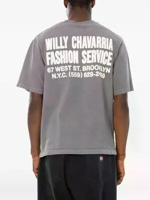 WILLY CHAVARRIA Fashion Services Logo-print T-shirt
