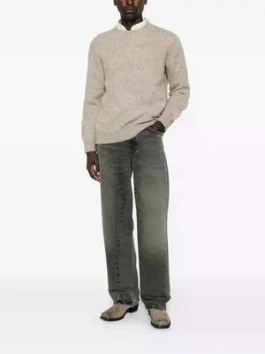 SUNFLOWER Crew-neck Knitted Sweater - Neutrals