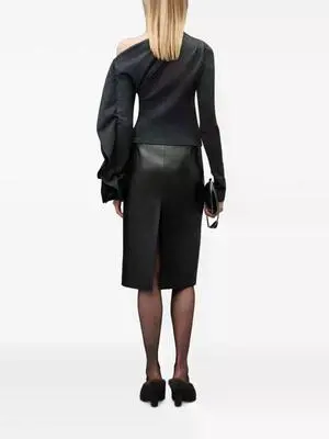 Alexander Wang Off-shoulder Ruffled Sweater