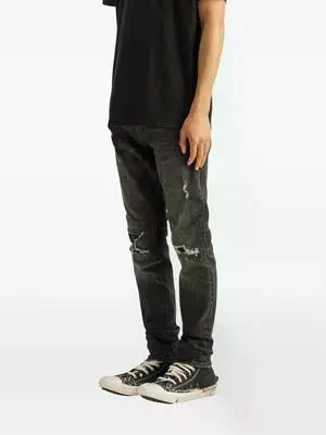 PURPLE BRAND P001 Distressed Jeans - Black