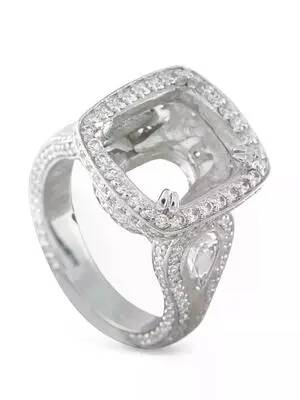 LB EXCLUSIVE Diamond Cushion-halo Ring