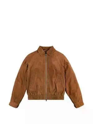 Hogan Bomber Jacket In Suede