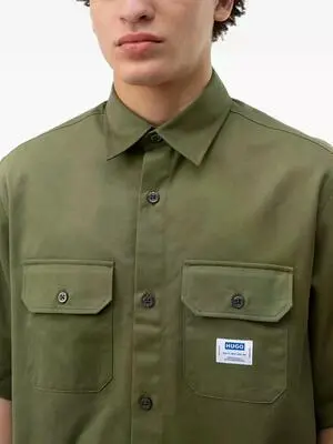 Hugo Logo-patch Short-sleeve Shirt