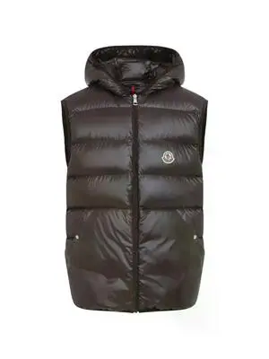 Moncler Nyvalin Check-pattern Hooded Down Jacket