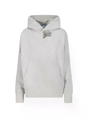 Prada Drop Shoulder Sweatshirts Hoodies For Women