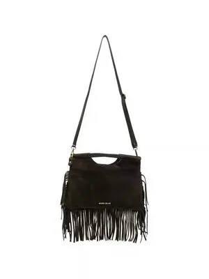 MARC ELLIS Cameliacm Fringe-trim Leather Tote Bag - Brown