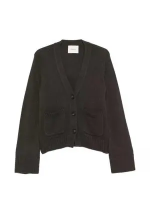 LISA YANG Danni V-neck Patch-pocket Cardigan