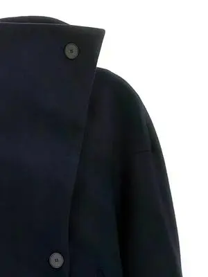 TELA Scott Asymmetrical High-neck Coat