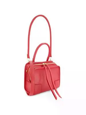 Loewe Small Amazona 180 Leather Tote Bag - Red
