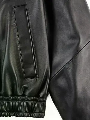 Hogan Bomber Jacket In Nappa Leather