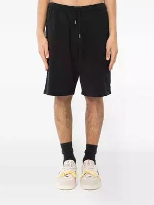 MC2 SAINT BARTH Argo Drawstring Cargo Track Shorts - Black