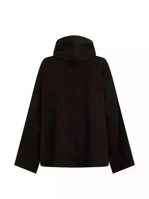 UMA WANG Hooded Button-up Jacket - Brown