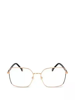 Carolina Herrera Geometric-frame Glasses - Gold