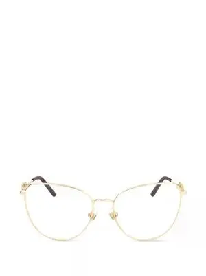 Carolina Herrera Cat-eye Frame Glasses - Gold