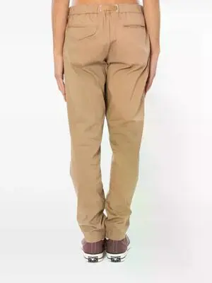 WHITE SAND Belted Tapered Trousers