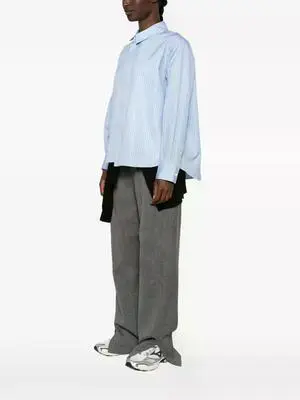 Sacai Striped Panelled Shirt