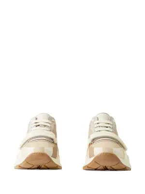 Burberry Check Panelled-detail Sneakers