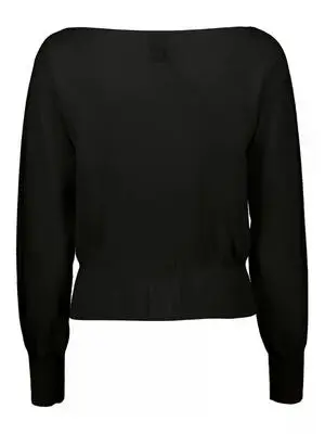 ALLUDE Boat-neck Jumper