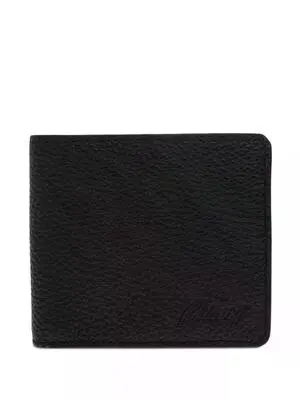 Brioni Grained Leather Wallet - Black