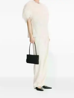 Loulou De Saison Iona Feather-trim Blouse