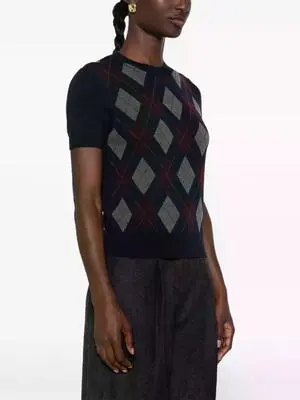 Tory Burch Argyle Short-sleeve T-shirt