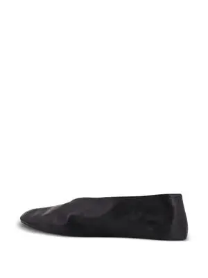 THE ROW Stella Slippers - Black
